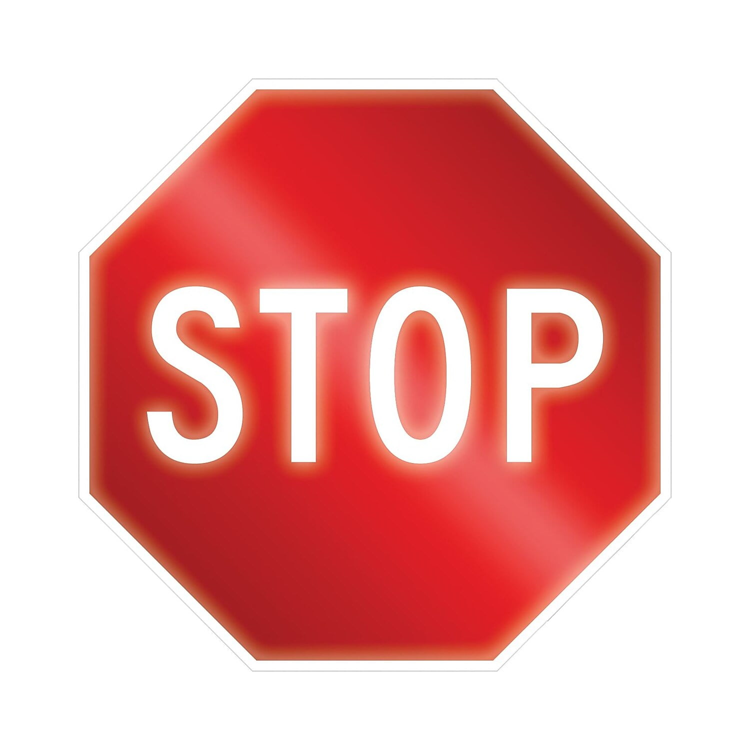 Accuform Prismatic Reflective "STOP" Regulatory Traffic Sign 18" x 18 ...
