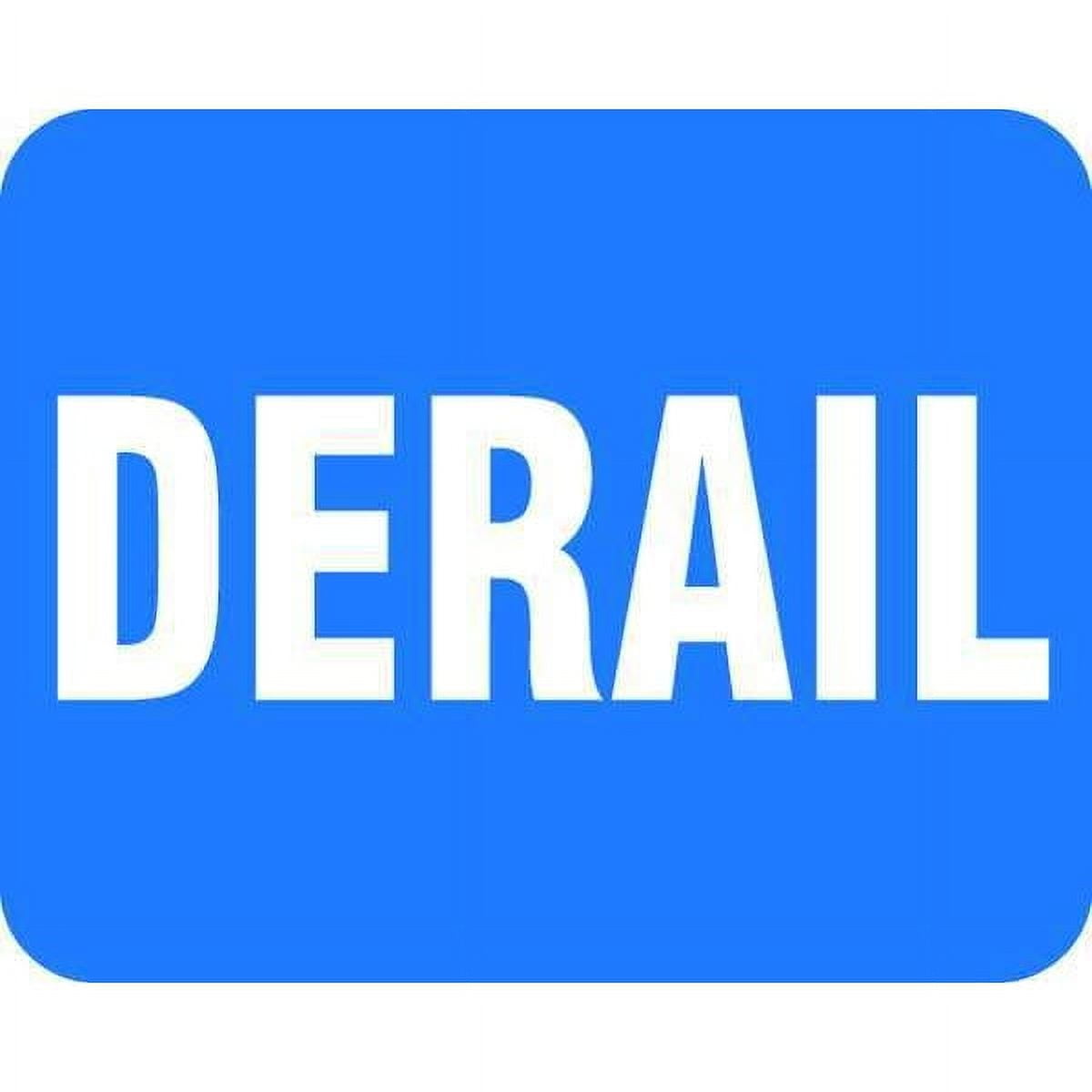 Accuform Railroad Sign,12 in x 15 in,Blue,English FRR360BU - Walmart.com