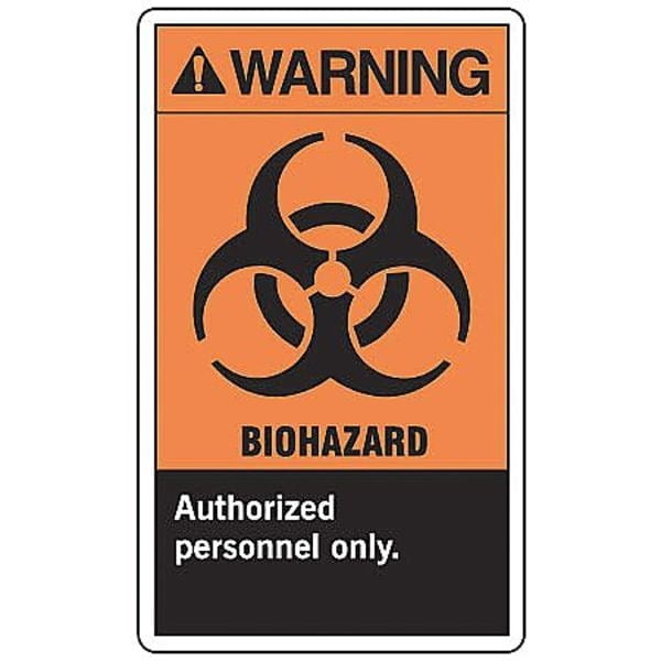 Accuform Safety Label,5 inx3 1/2 in,Vinyl,PK5 LBHZ301VSP - Walmart.com