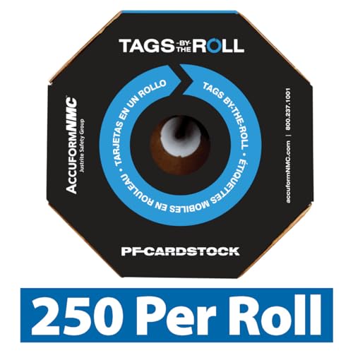 AccuformNMC 250 Safety Tags by-The-Roll, Danger Out of Service, US Made ...