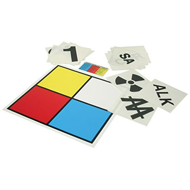 AccuformNMC Blank NFPA Placard Kit, Aluminum, 10" x 10", Includes Blank ...