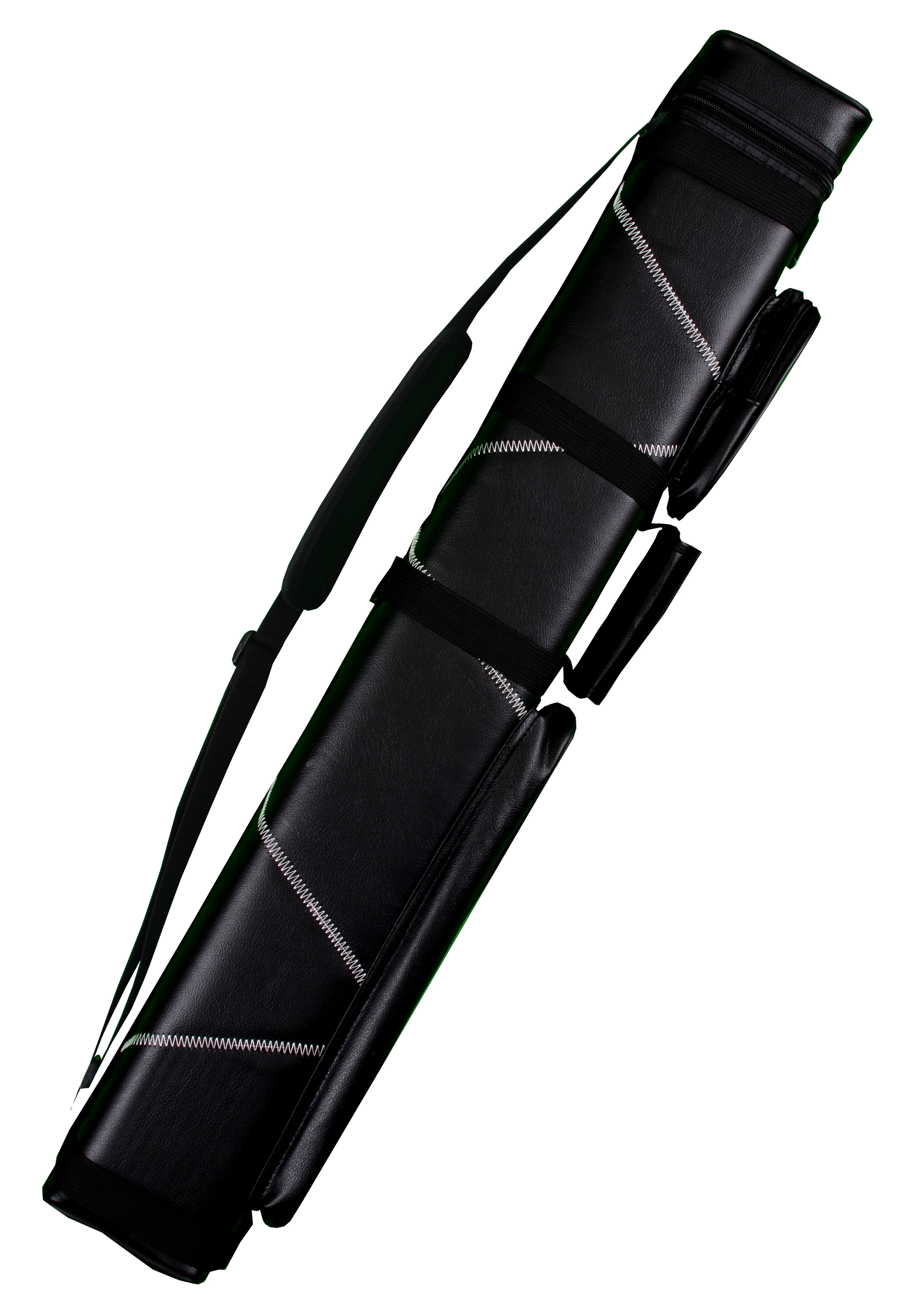 Accuplay Billiards 3x6 Hard Pool Cue Stick Carrying Case Black White ...