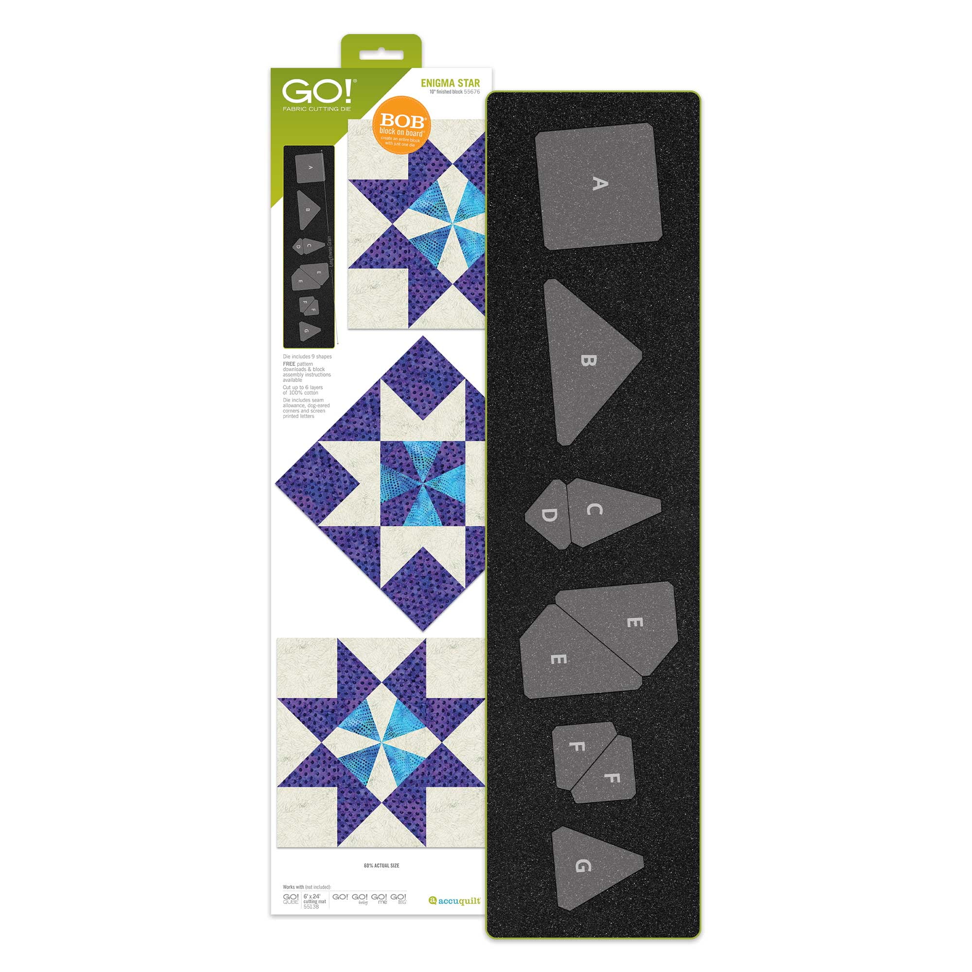 Accuquilt GO! Enigma Star-10" Finished Die - Walmart.com