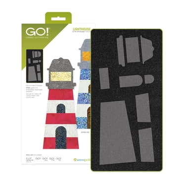 AccuQuilt Plastic, Metal Die-Cut Dies for 8-Piece Fabric Quilting ...