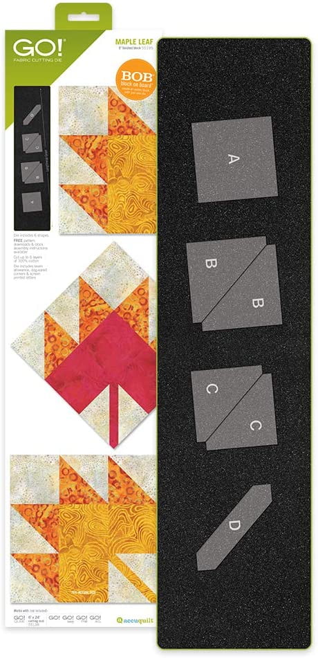 Accuquilt GO! Maple Leaf-8" Finished Die - Walmart.com