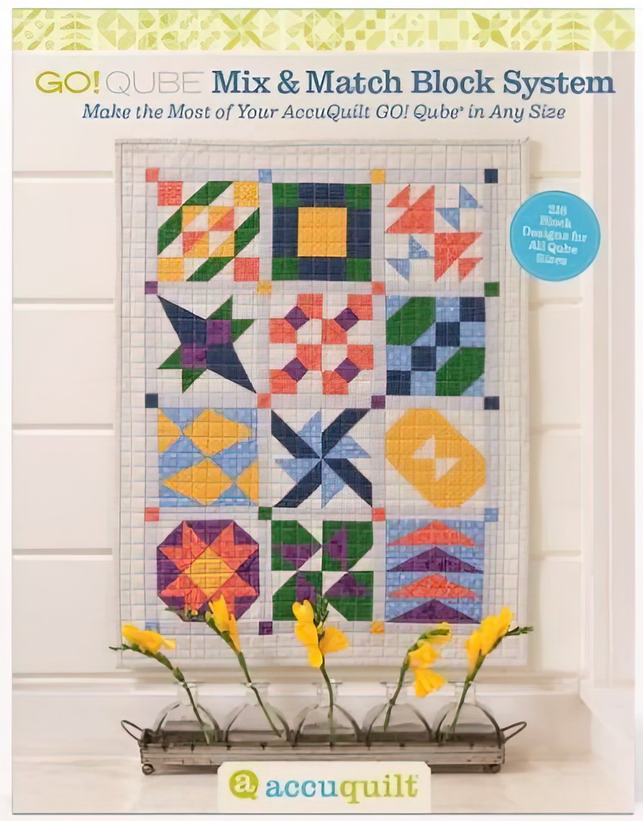 AccuQuilt Durable Paper Die-Cut Dies for Qube Mix & Match Block System ...
