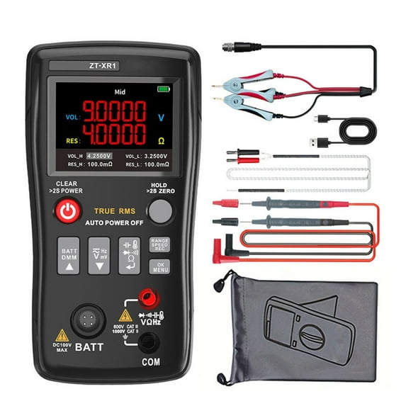 Accuracy 4.5Digit Display Digital Multimeter +Internal Resistance ...