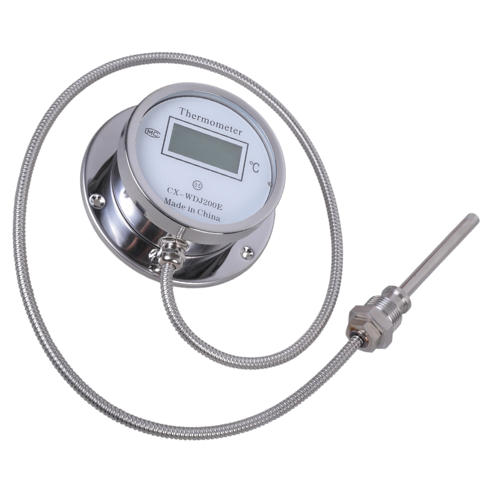 Accuracy Engineered Steel Thermometers Threaded Probes Design High Speed Measurement Temperature ...
