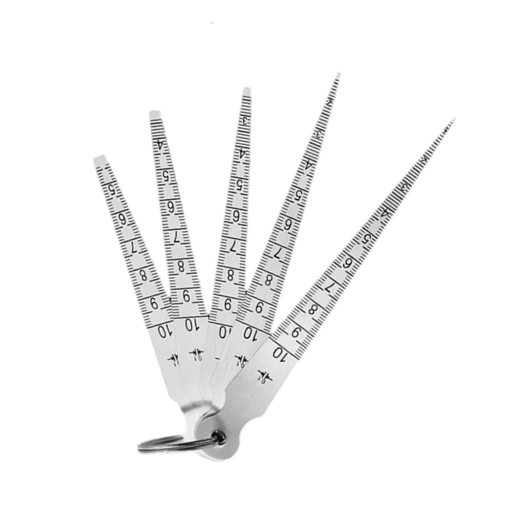 Accuracy Machinist Gaps Measuring Tool Small Taper Feeler Gauge Clear ...