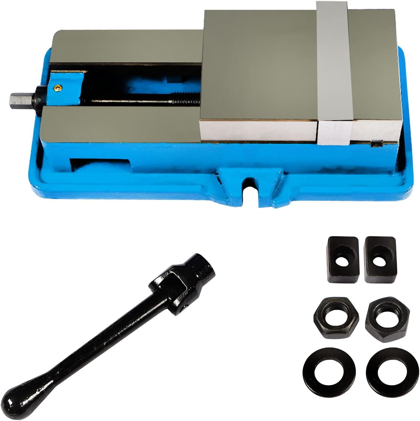 Accuracy Mill Vise with Swiveling Base Heavy Duty Milling Machine Vise ...