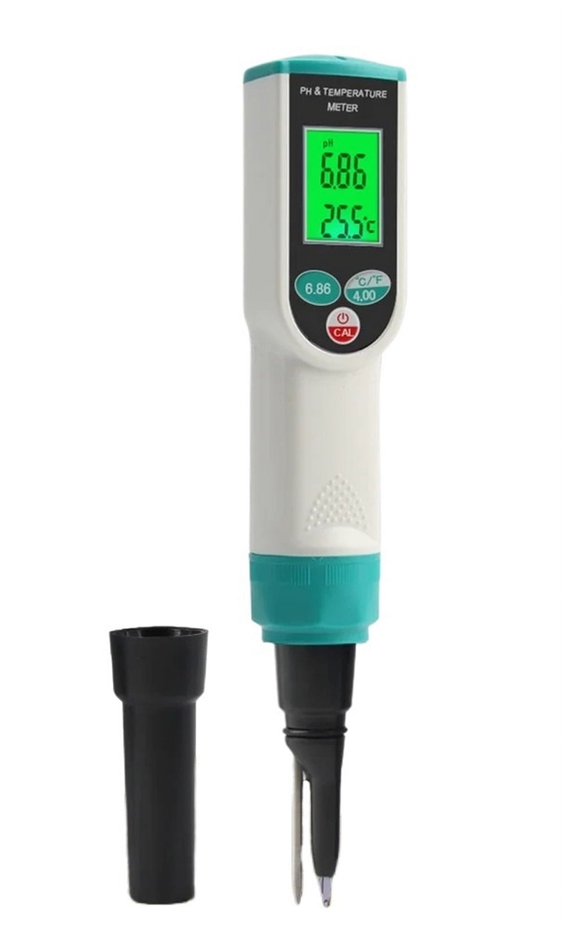 Accuracy Soil PH Meter 0.00~14.00pH Digital Temp Acidity Soil Tester ...