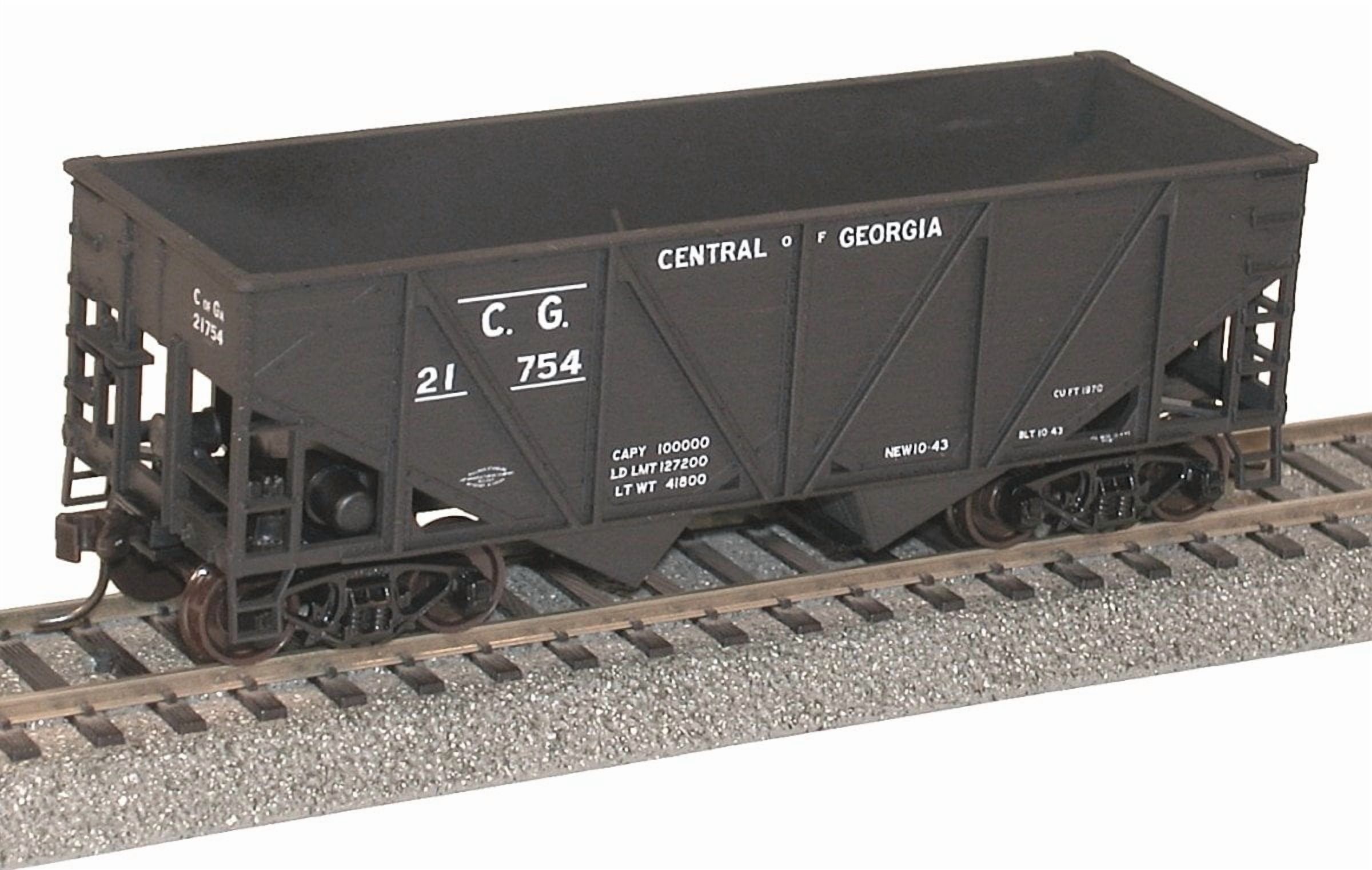 Accurail 2722 HO Scale KIT 55-Ton Wood Twin Hopper - Central of Georgia ...
