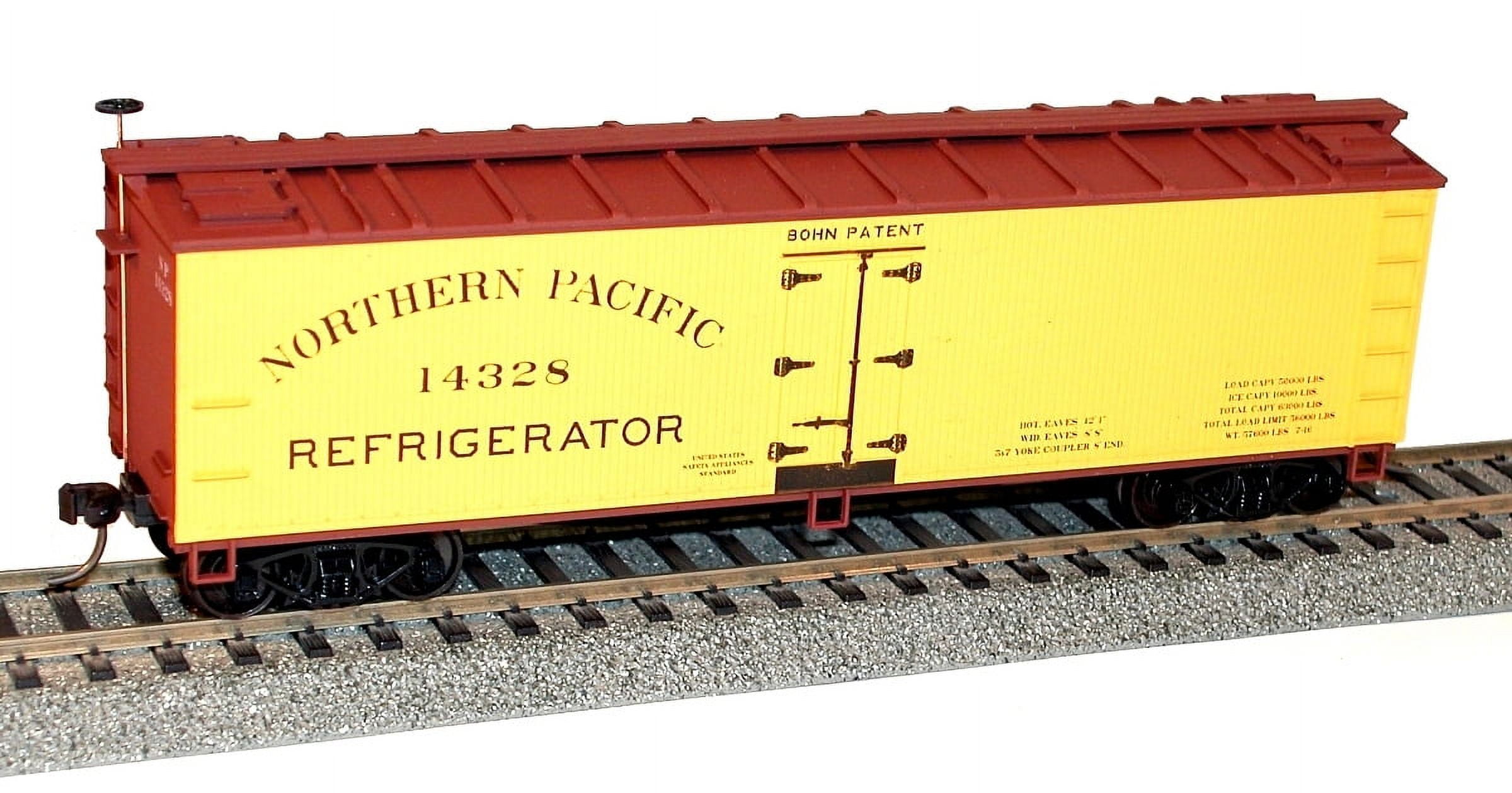 Accurail 4904 HO 40' Early Wood Reefer Northern Pacific Kit #14328 ...