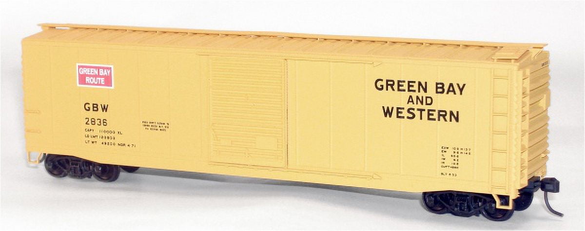 Accurail HO KIT 50' AAR Riveted Box GB&W ACU5028 HO Rolling Stock ...