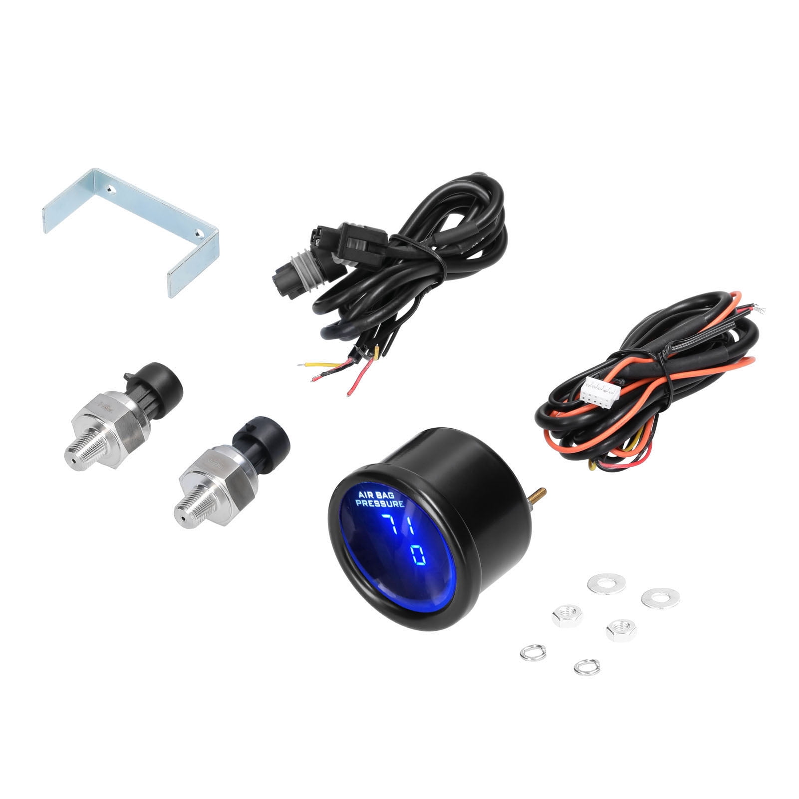 Accurate Air Pressure Monitoring: LED Dual Display Air Pressure Gauge ...