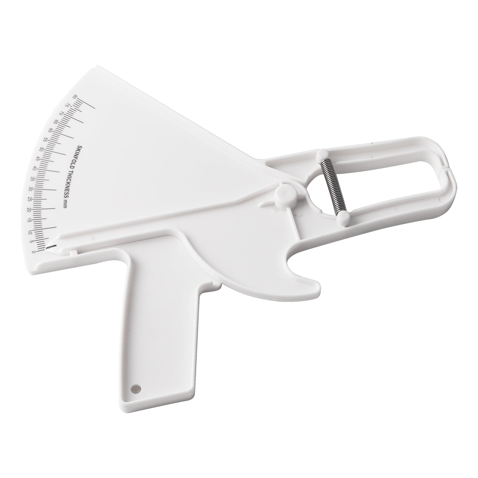 Accurate Body Fat Caliper, Fitness Skinfold Measurement Tool, White ...