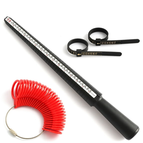 Accurate Finger Size Gauge Constructed Of Plastic For Easy Rings Sizing ...
