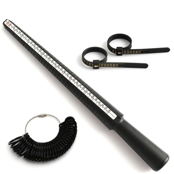 Accurate Finger Size Gauge Constructed Of Plastic For Easy Rings Sizing ...
