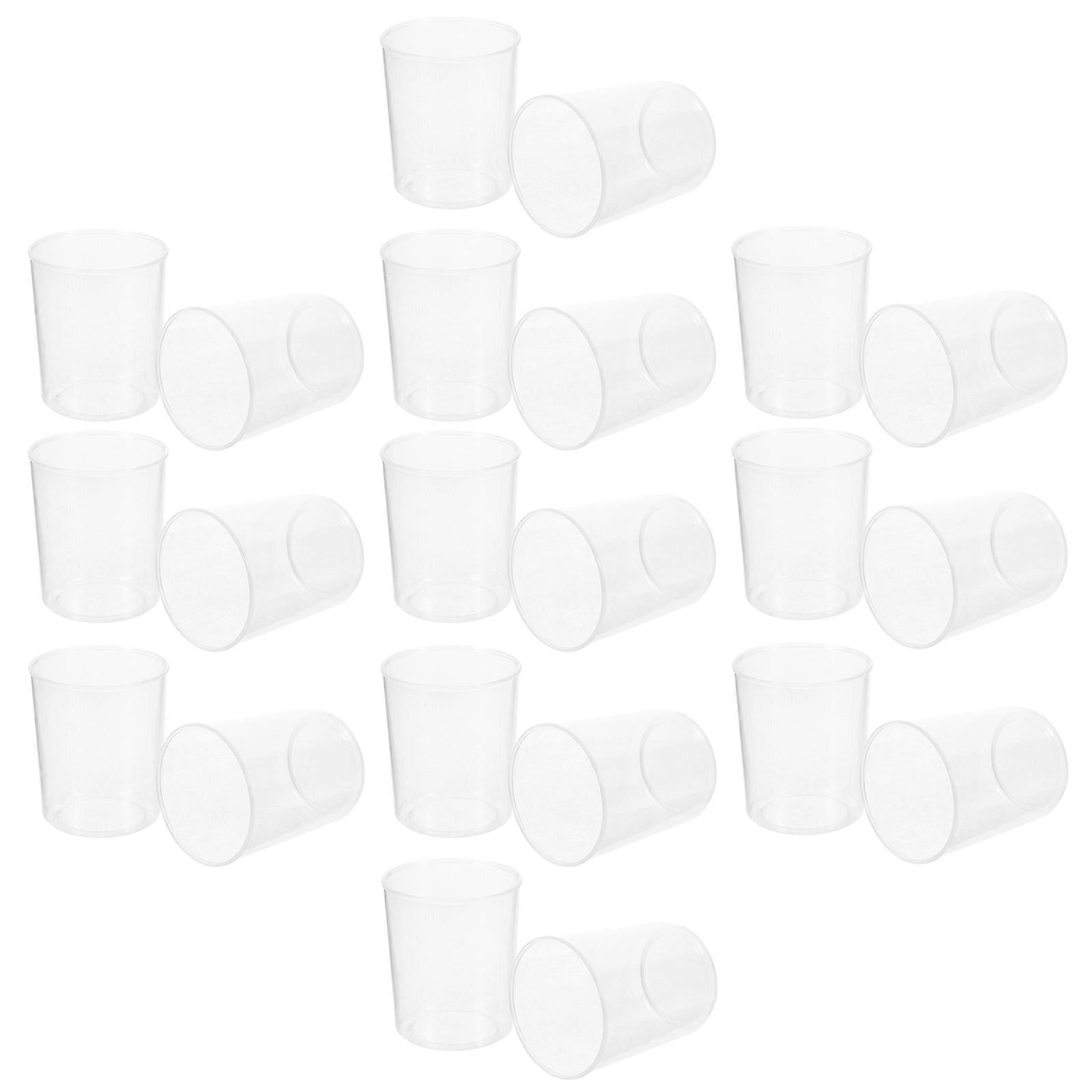 Accurate Measurement 30Pcs Clear Measuring Cups Laboratory Tools ...