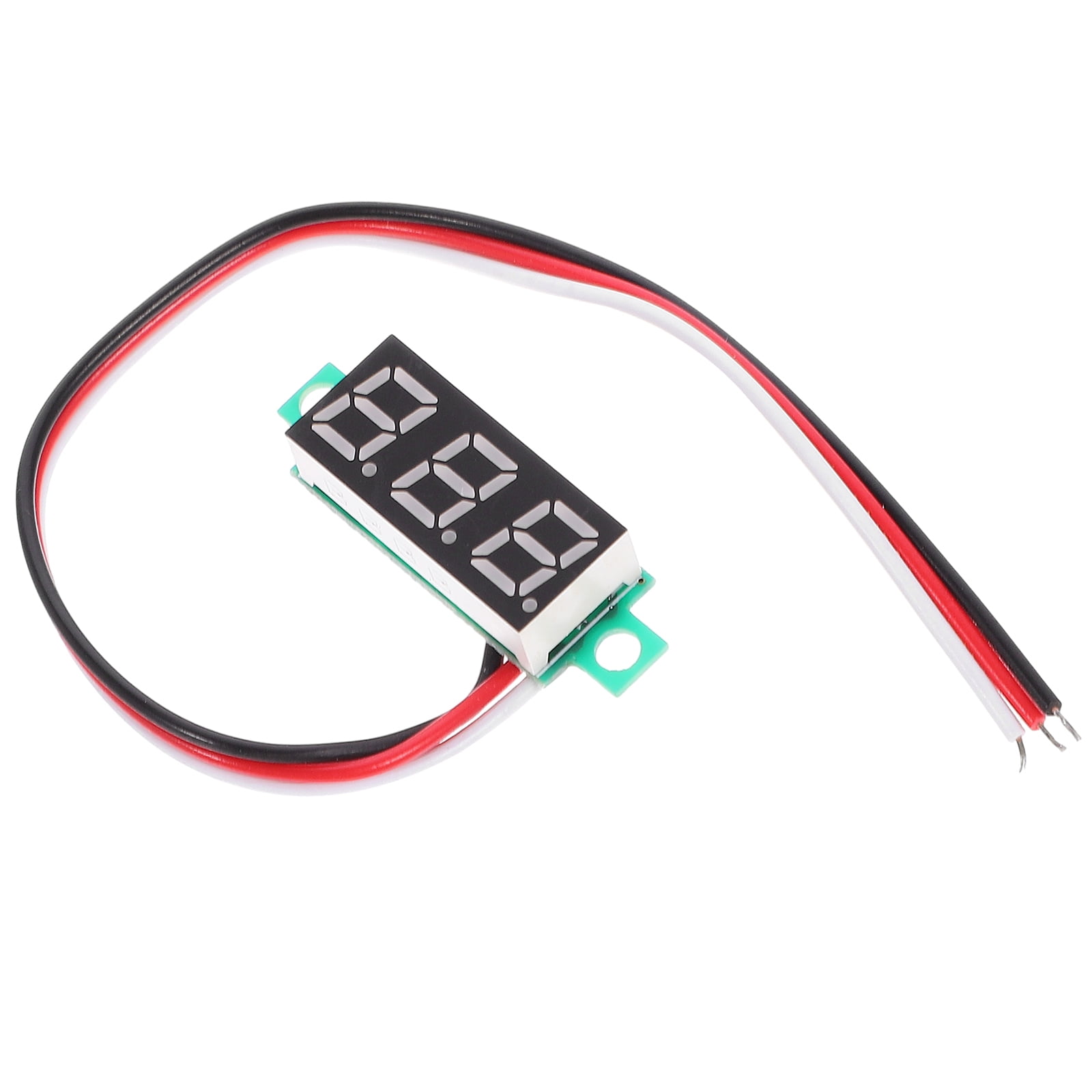 Accurate Micro LED Digital Voltmeter Board Module DC4-30V 0-10A Voltmeter Monitor Voltmeter ...