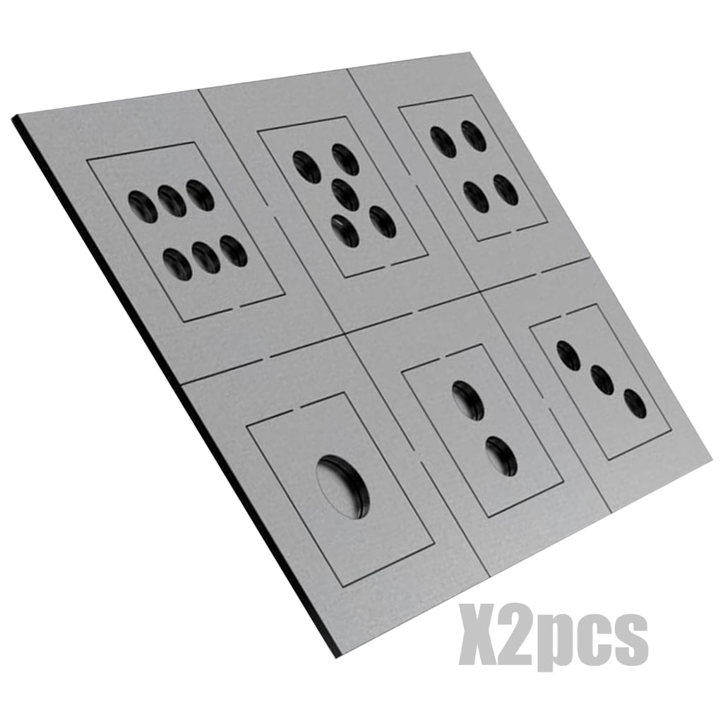 Accurate Neat Edges Welding Training Plates 2Pcs Cold Rolled Steel ...