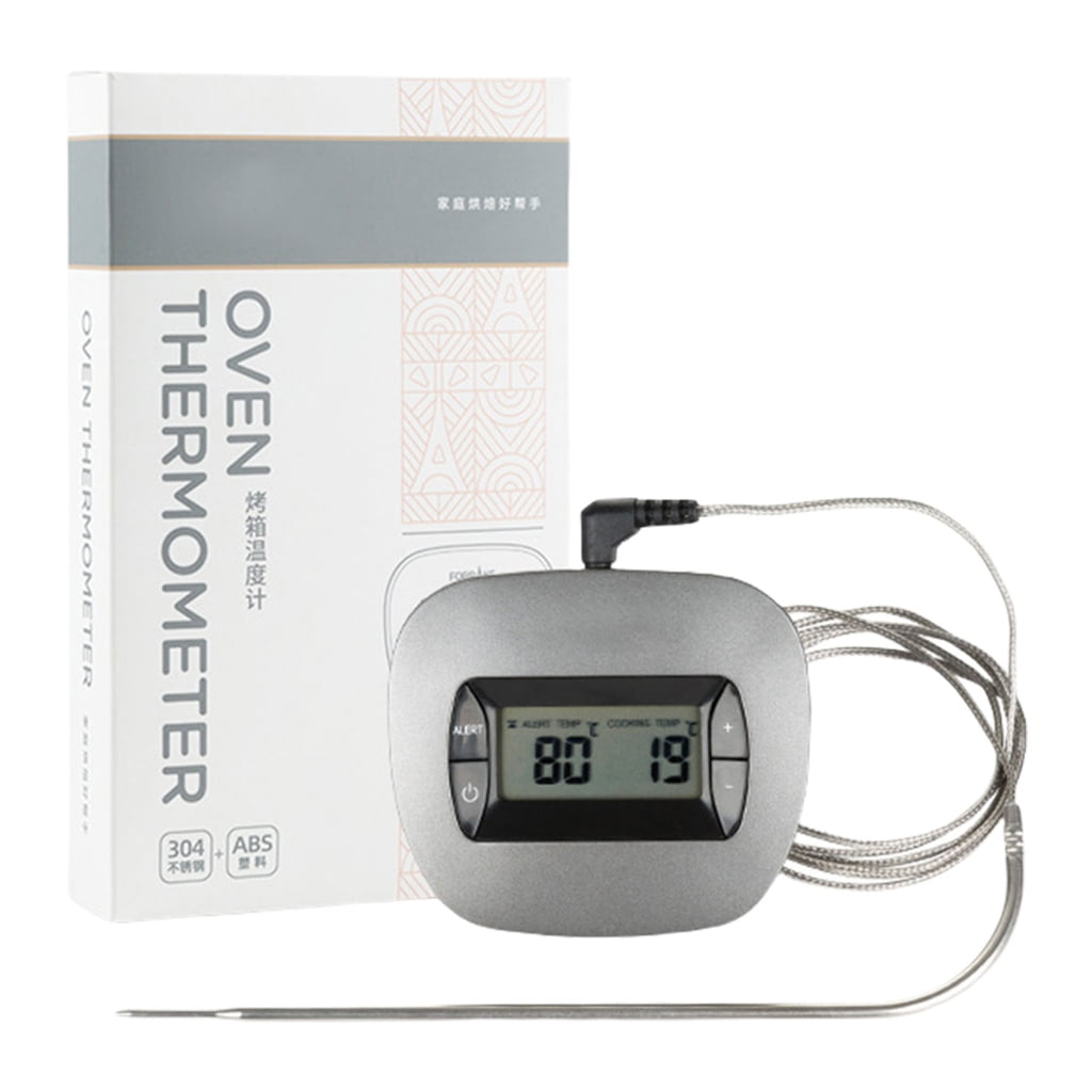 Accurate Oven Probe Thermometers with Alarm Precise Temperature Gauge ...