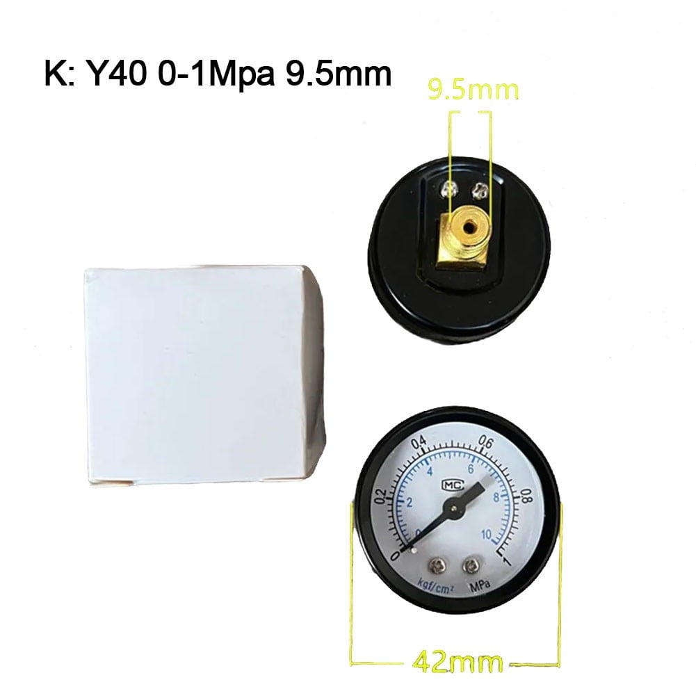 Accurate Pressure Gauge Air Compressor Gauge Easy to Read Display ...