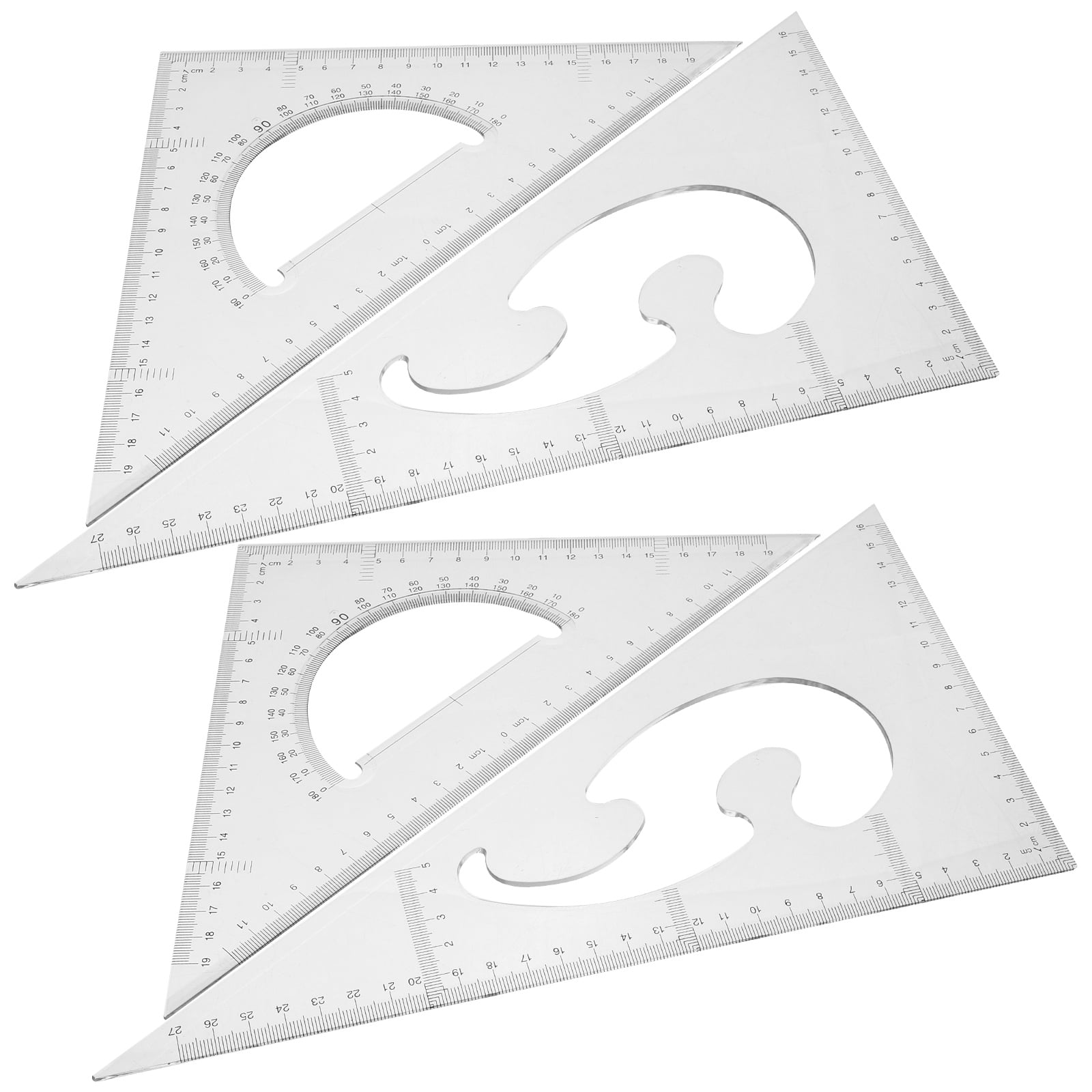 Accurate Rulers Practical Triangle Board Geometry Measuring Tools ...