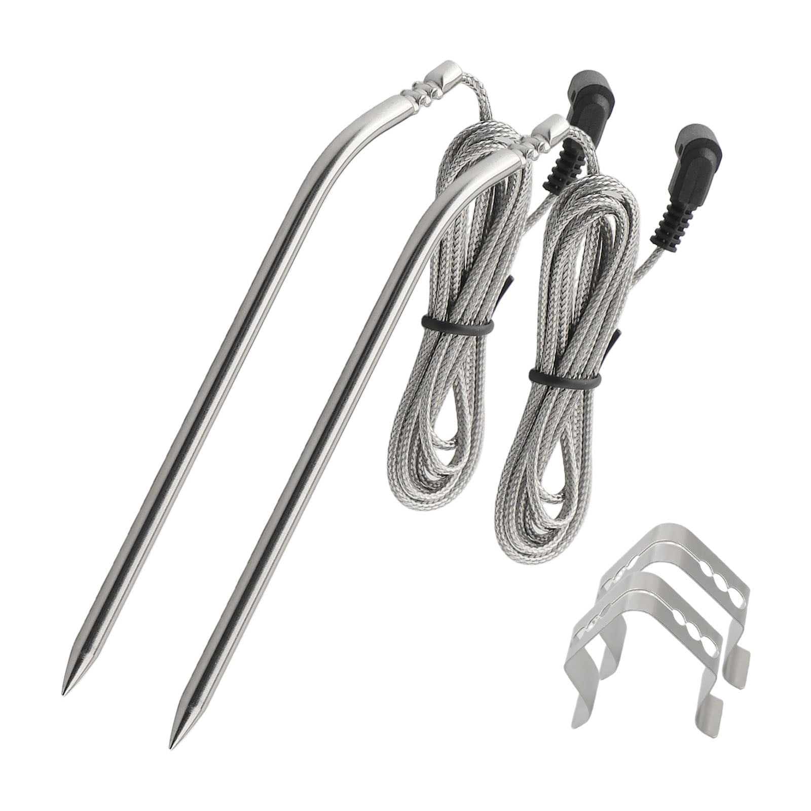 Accurate Stainless Steel Grill Temperature Probe for BBQ Smokers ...