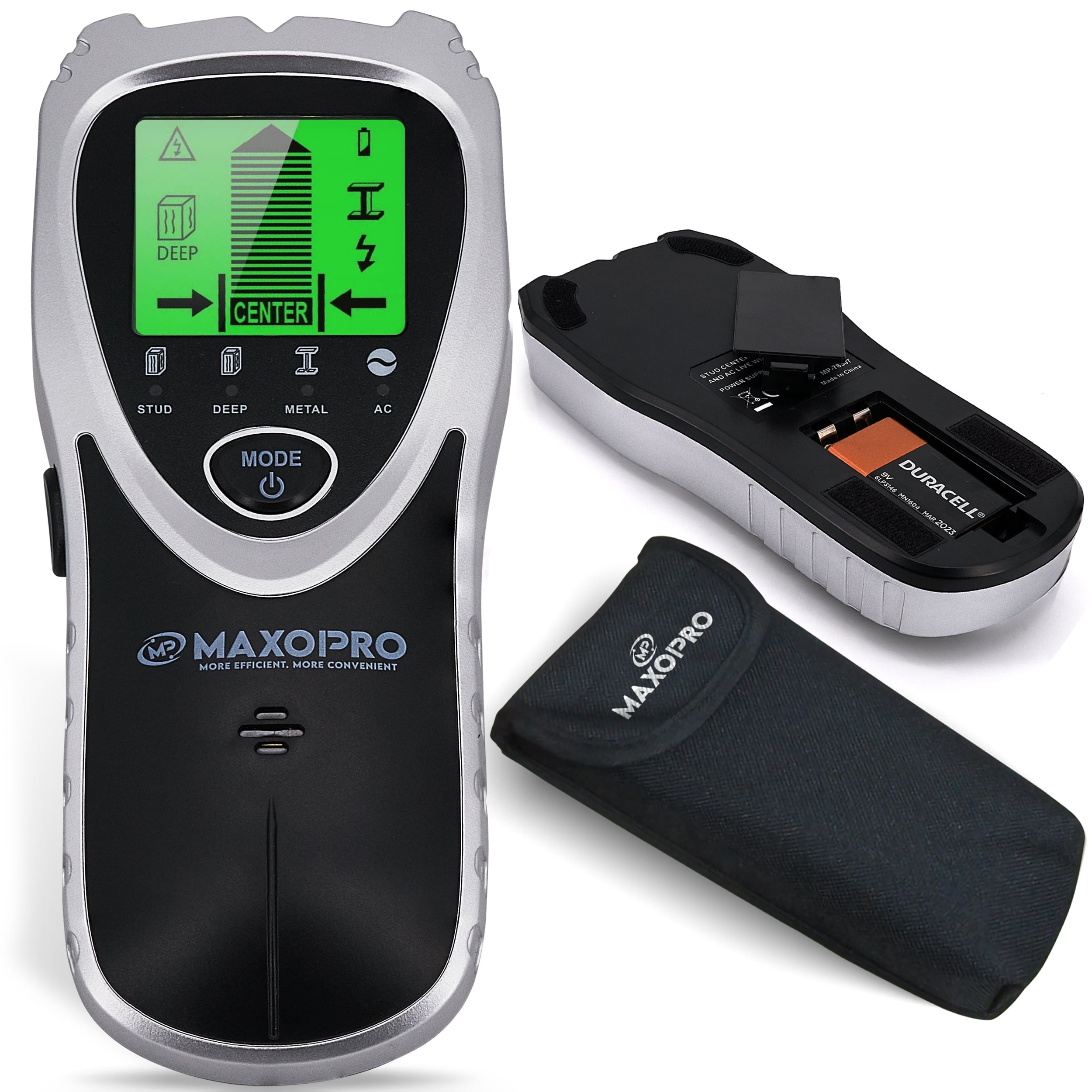 Accurate Stud Finder Wall Scanner with Pouch – 5 in 1 Multi-Scanner ...