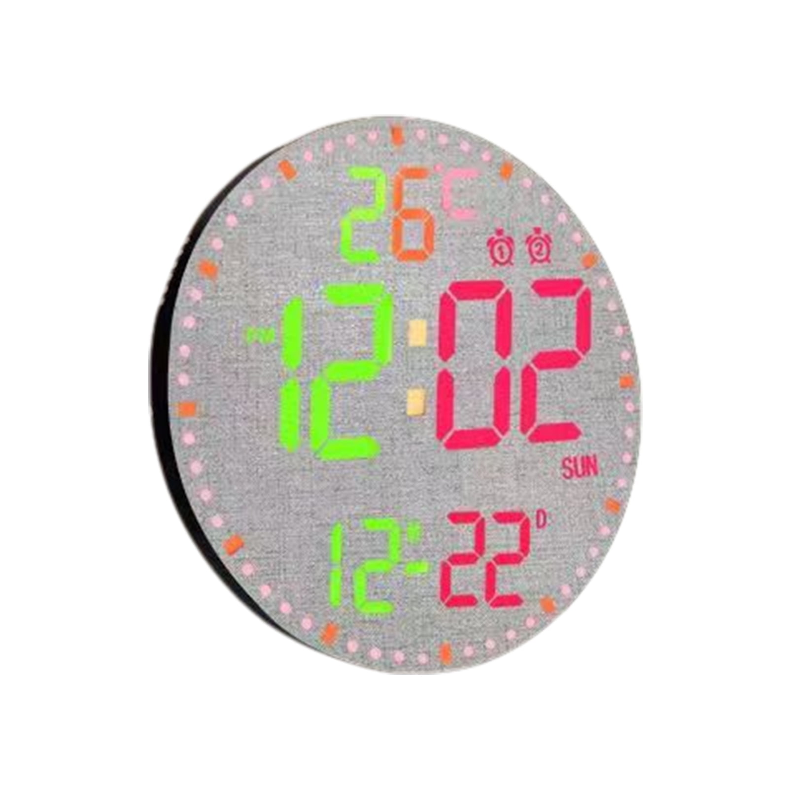 Accurate Timekeeping Wall Clock With Temperature Detection Three Levels ...