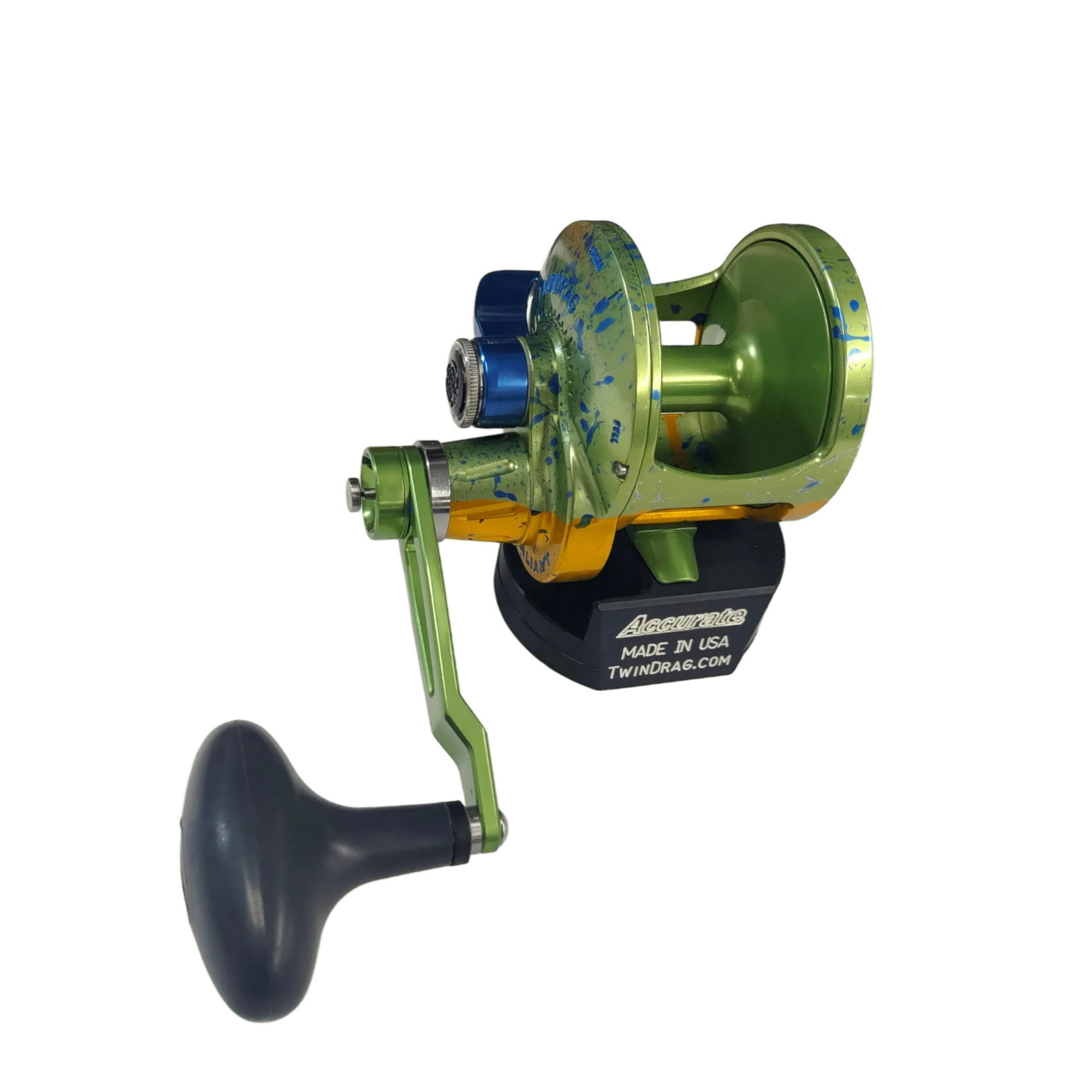 Accurate Valiant 2SPD BV2-500N Right Mahi Conventional Reel - Walmart.com