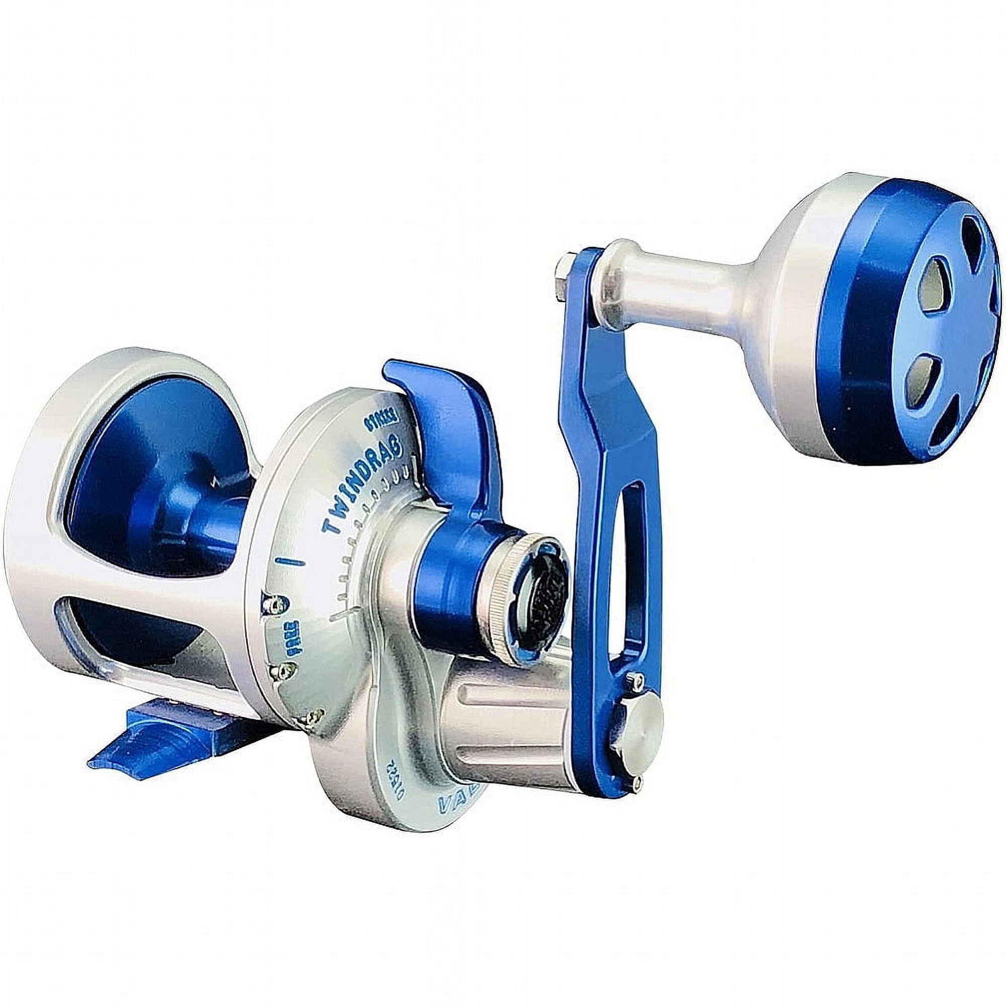 Accurate Valiant 2SPD BV2-500N Right Silver,Blue Conventional Reel ...