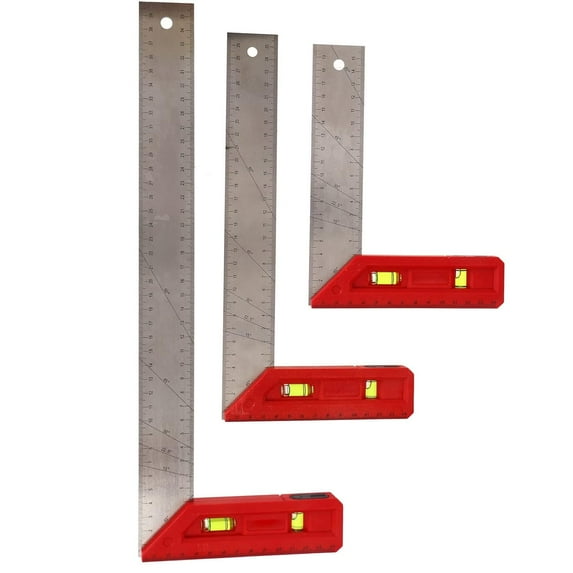 Accurate Woodworking Square, Scale Carpentry Measuring Marking Ruler ...