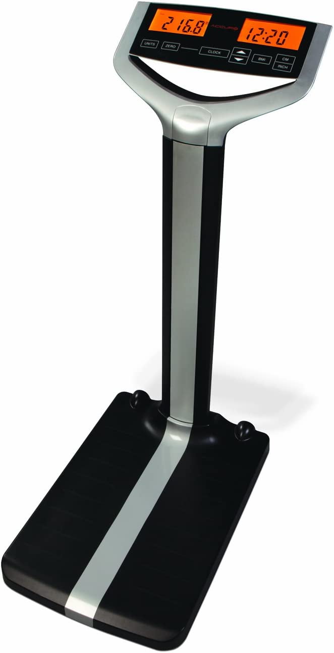 Accuro DBW100 Waist Level Digital Medical Scale, 500 lb./227kg Capacity ...