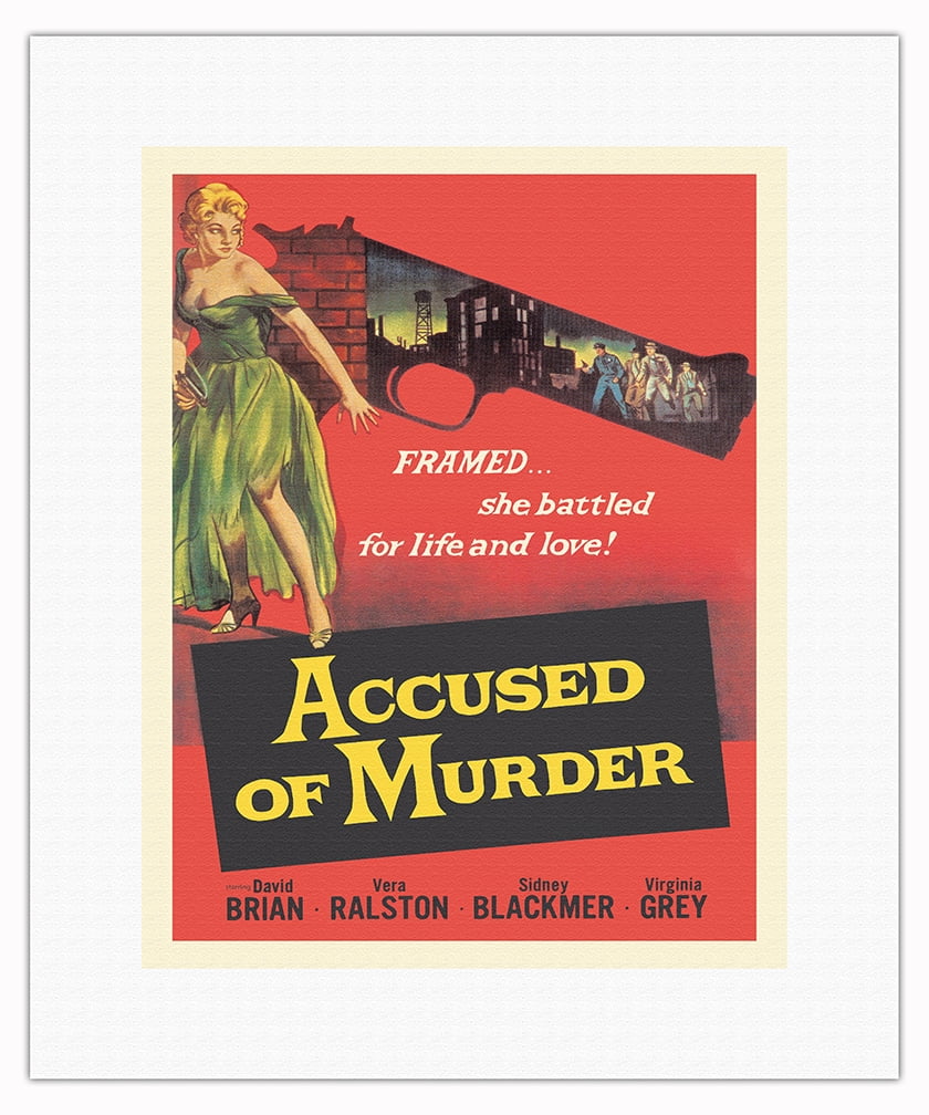 Accused of Murder - Starring David Brain and Vera Ralston - Vintage ... Accused of Murder - Starring David Brain and Vera Ralston - Vintage ...