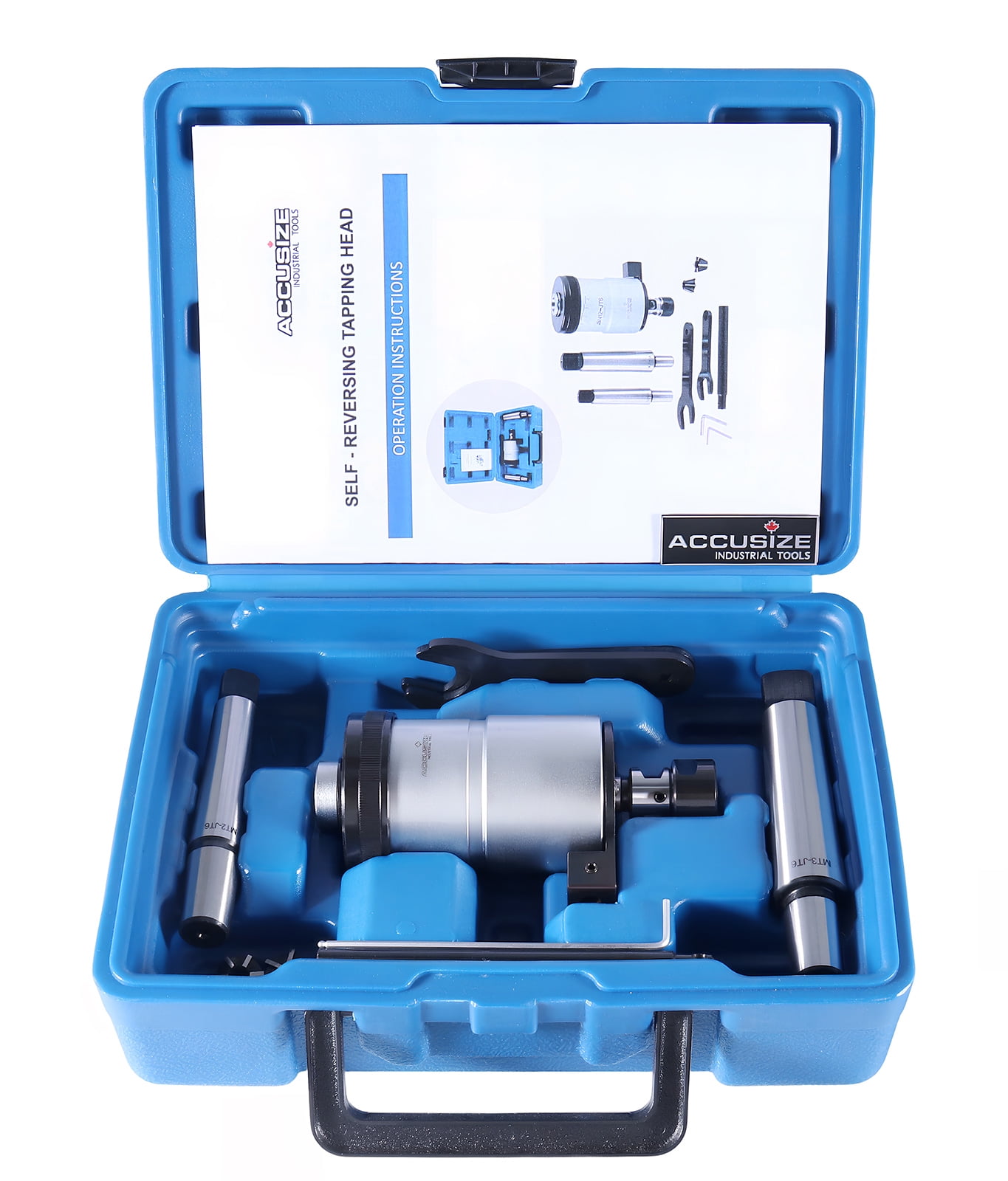Accusize 0-1/4'' Self-Reversing Tapping Head, Jt6 Jacobs Taper, 2600 ...