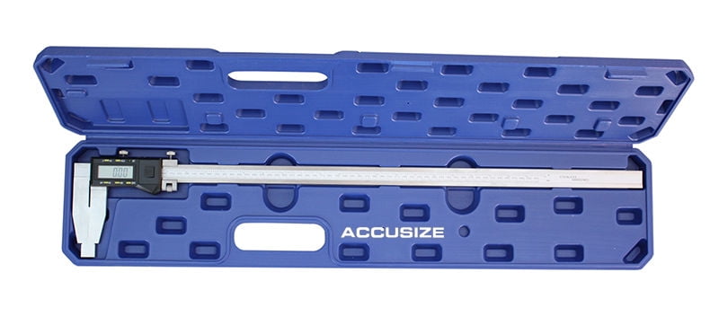 Accusize 0-24''/0-600mm by 0.0005'' Heavy Duty Digital Caliper with ...