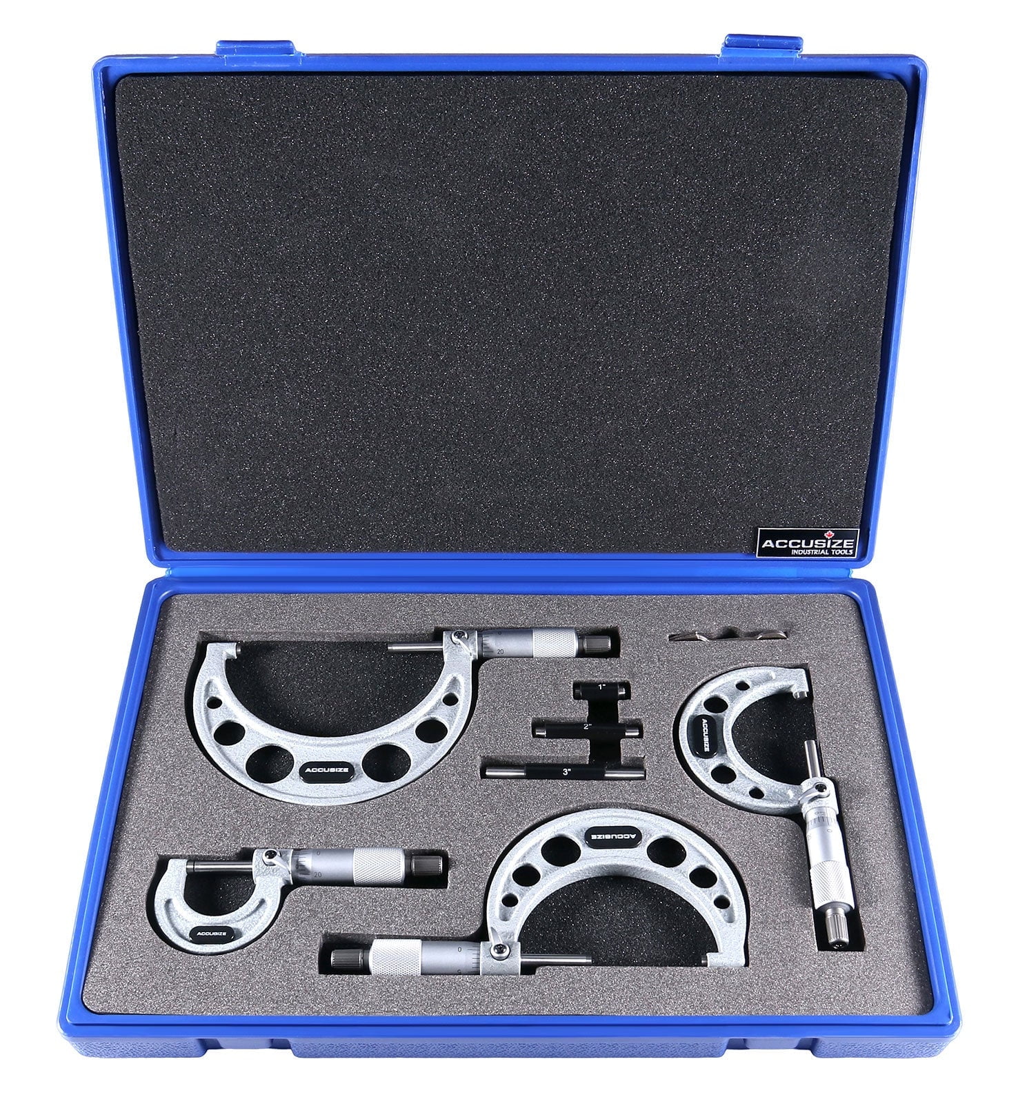 Accusize 0-4" x .0001'' Ultra-Precision M-Type Outside Micrometers ...