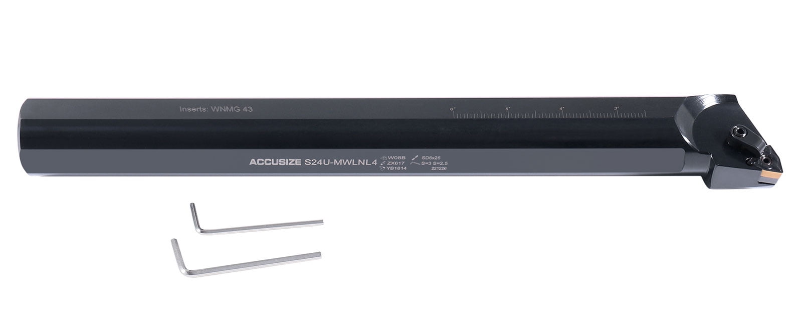 Accusize 1-1/2'' by 14'' OAL Left Hand S-MWLN Heavy-Duty Boring Bars ...