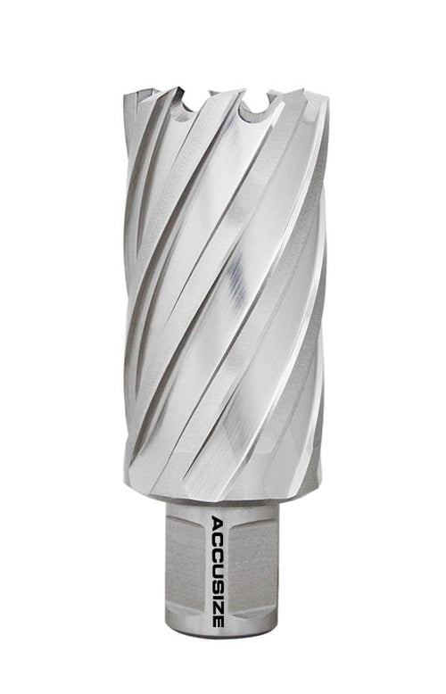 Accusize 1-3/16'' Cutting Dia, 3/4'' Weldon Shank, 2'' Cutting Depth H ...