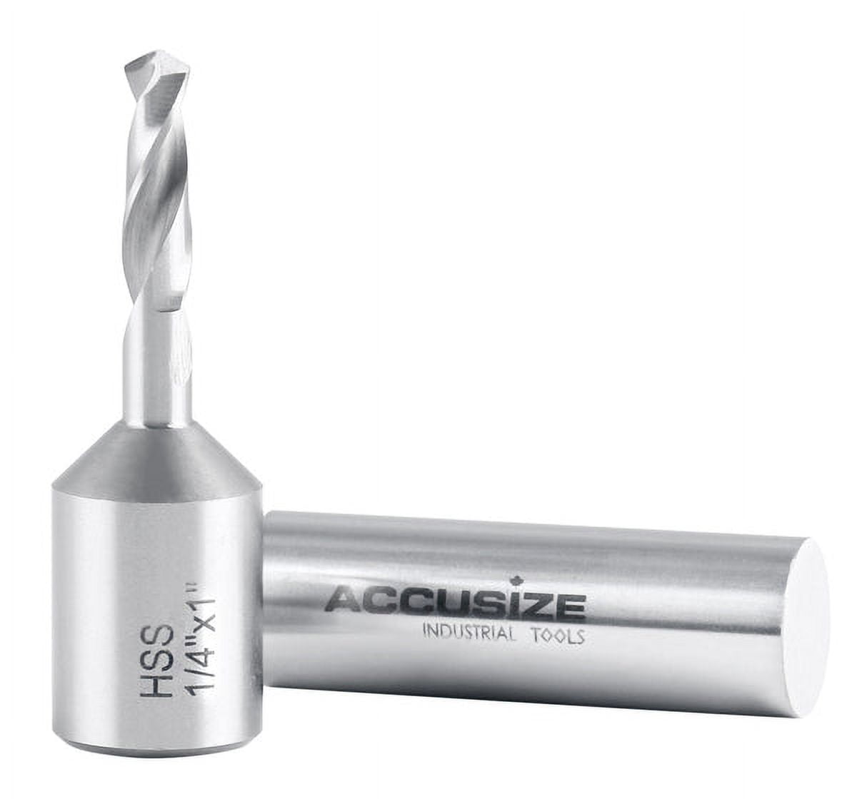 Accusize 1/4" Inch Dia of Drill H.S.S. Fully Ground Drill with 3/4 Inch ...