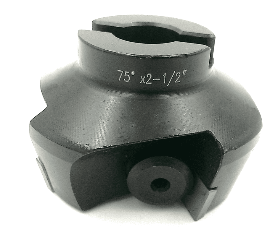 Accusize 2-1/2'' Dia Indexable Face Milling Cutter 75 Degree, Positive ...