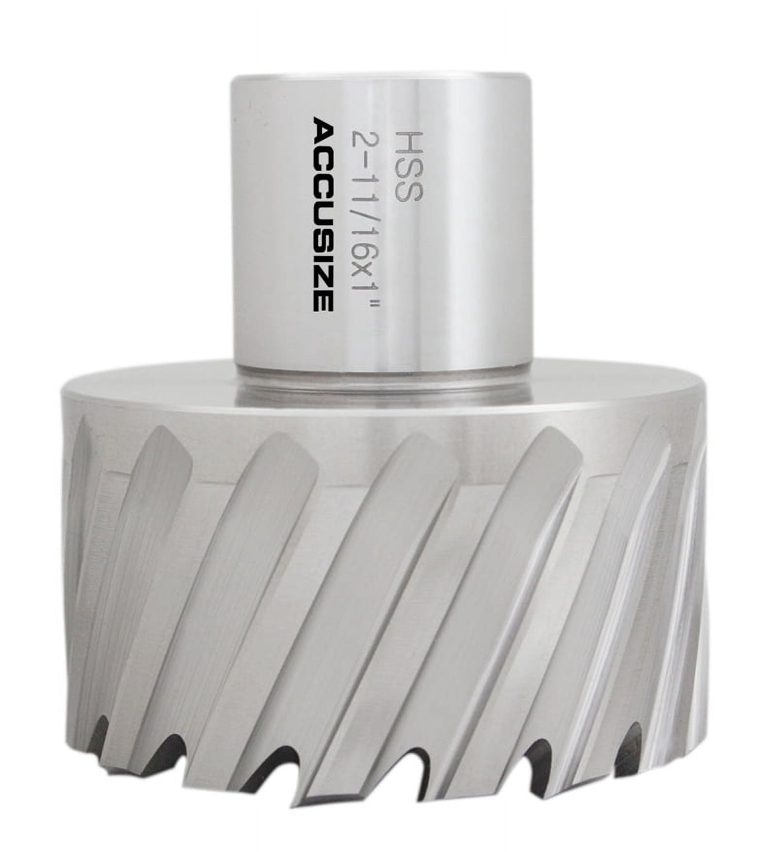 Accusize 2-11/16'' Cutting Dia, 1'' Cutting Depth, H.S.S. Annular ...