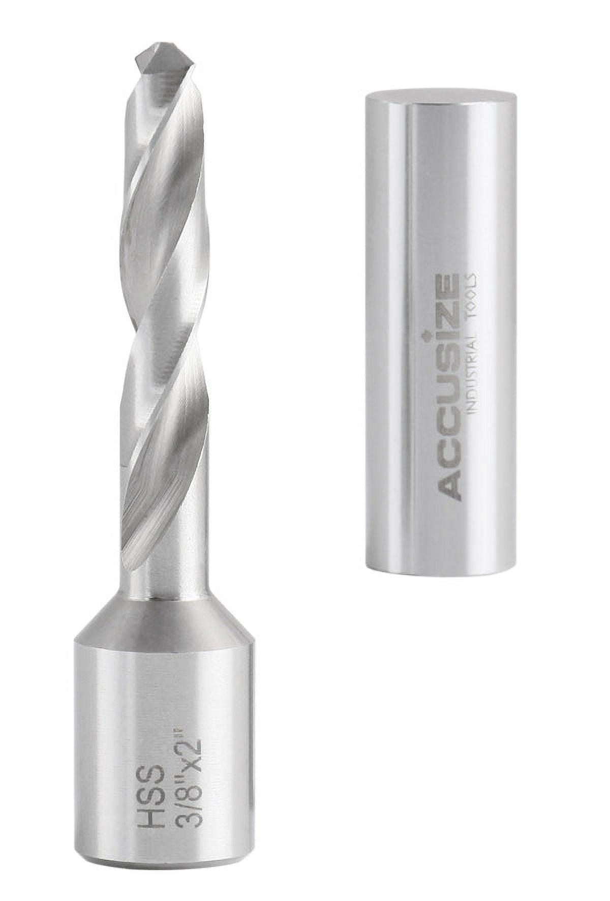 Accusize 3/8" Inch Dia of Drill H.S.S. Fully Ground Drill with 3/4 Inch ...