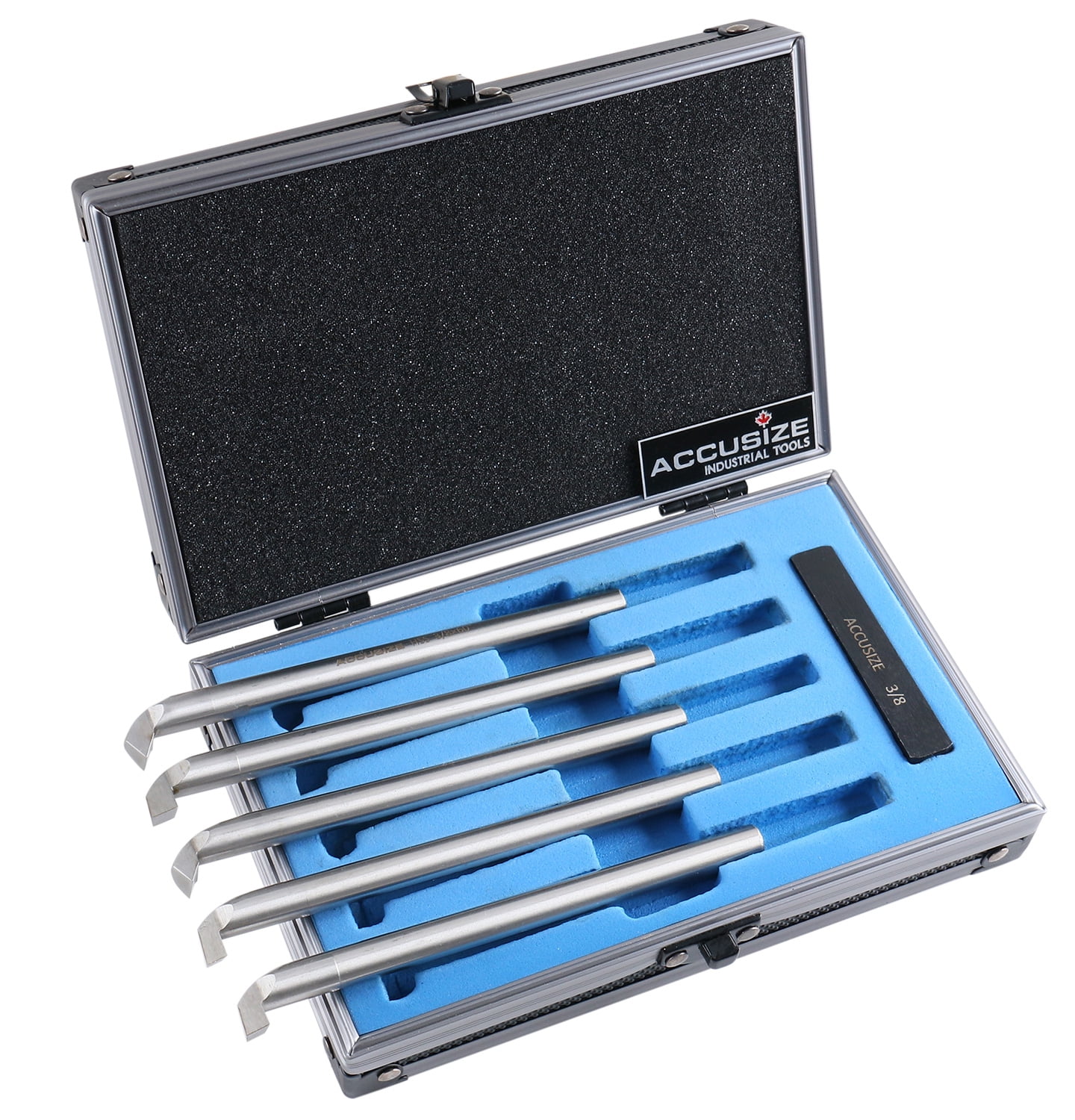 Accusize 3/8 inch 6 Pc H.S.S. Internal Threading and Boring Tool Set ...