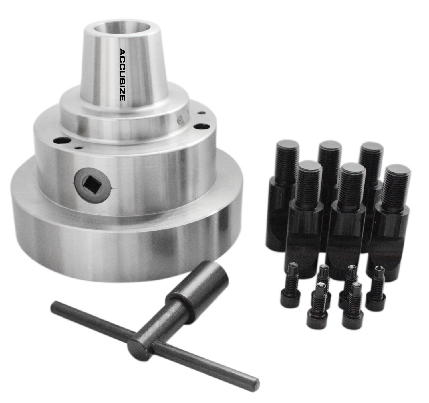 Accusize 6-1/2'' 5C Collet Chuck with Integral D1-6 Camlock Mounting, 7 ...