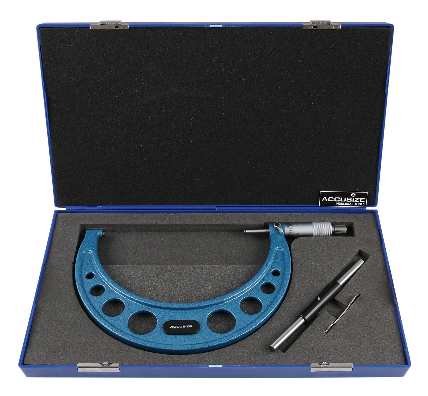 Accusize 6-7'' Ultra-Precision Carbide Tipped M-Type Outside Micrometer ...