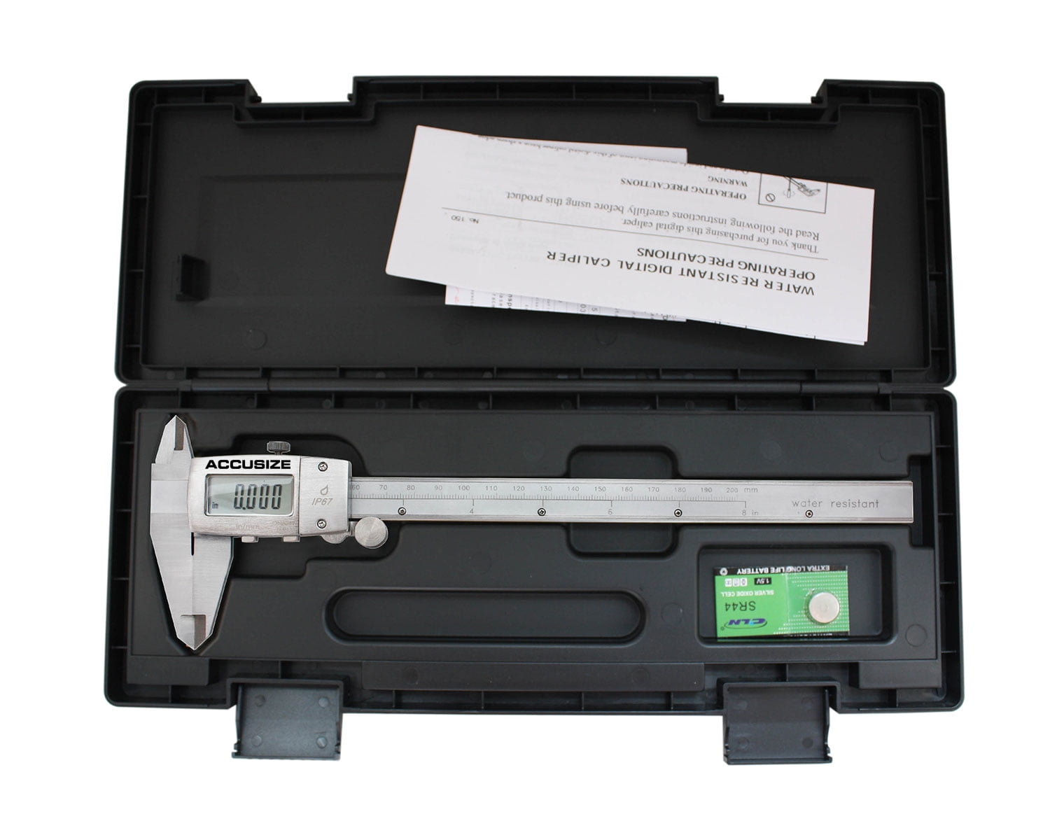 Accusize 8'' Ip67 Water/Oil Resistant Electronic Digital Caliper ...