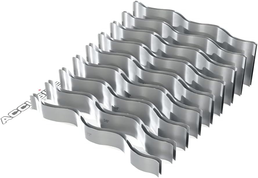 Accusize 9-Pair Wavy Machinists' Parallel Set, 1/2" to 1-1/2", 1/8 ...